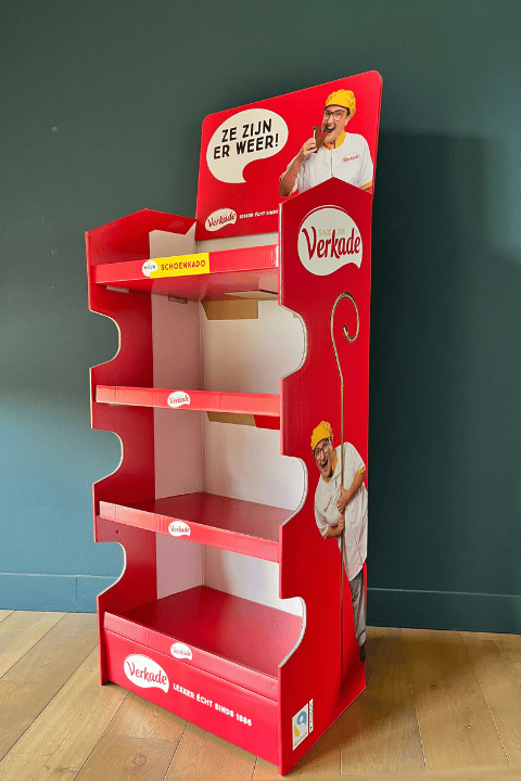 Kartonnen display op maat - Bangma Verpakking